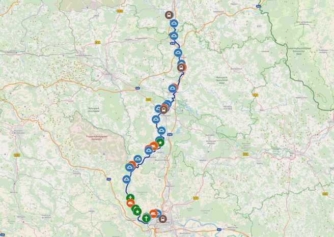 Kanuwandern auf der Naab: mit dem Kanu durch die Oberpfalz