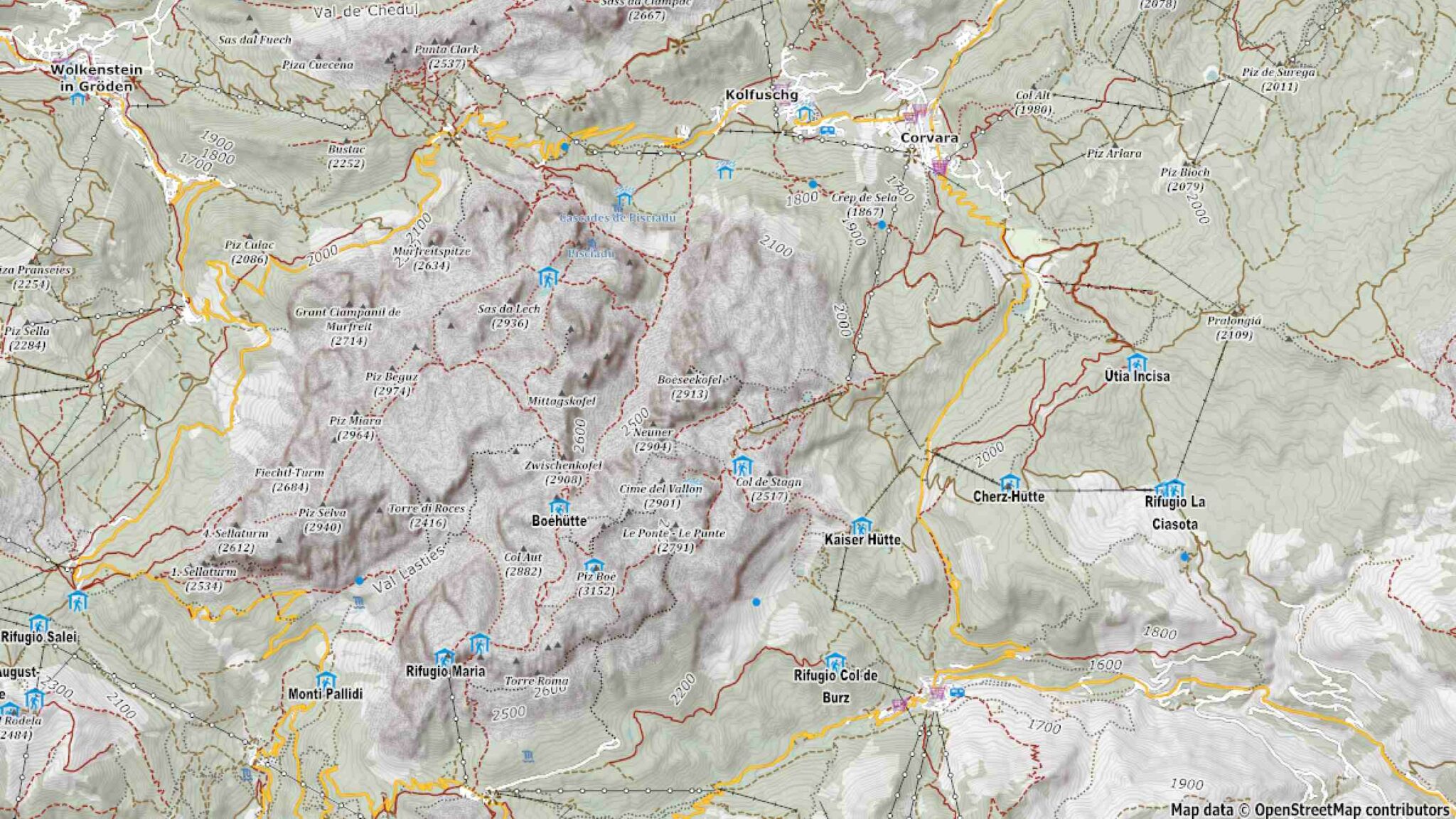 OSM-Wanderkarten: 11 Karten und Overlays im Vergleich